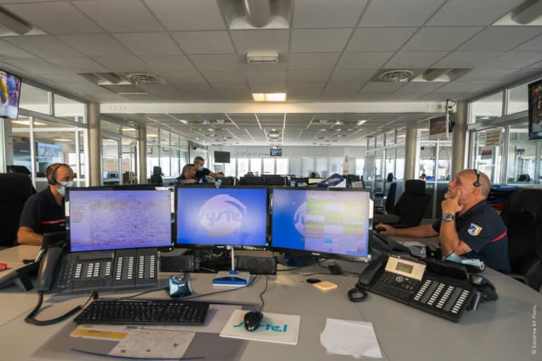 Visite des coulisses du CTA-CODIS - SDIS11